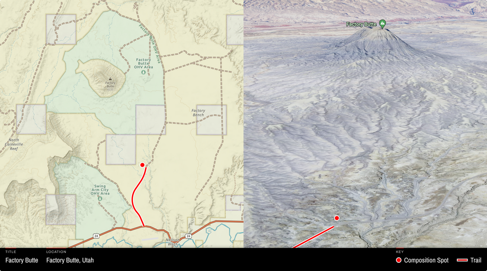 Photo Notes: Factory Butte, Utah